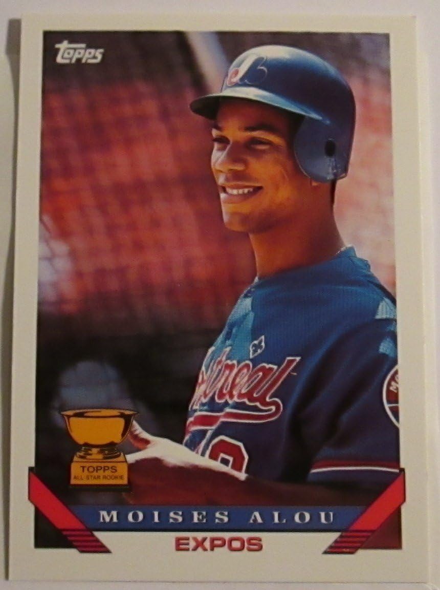 Amazon.com: MOISES ALOU - 1993 TOPPS ALL-STAR ROOKIE BASEBALL CARD #123 ...