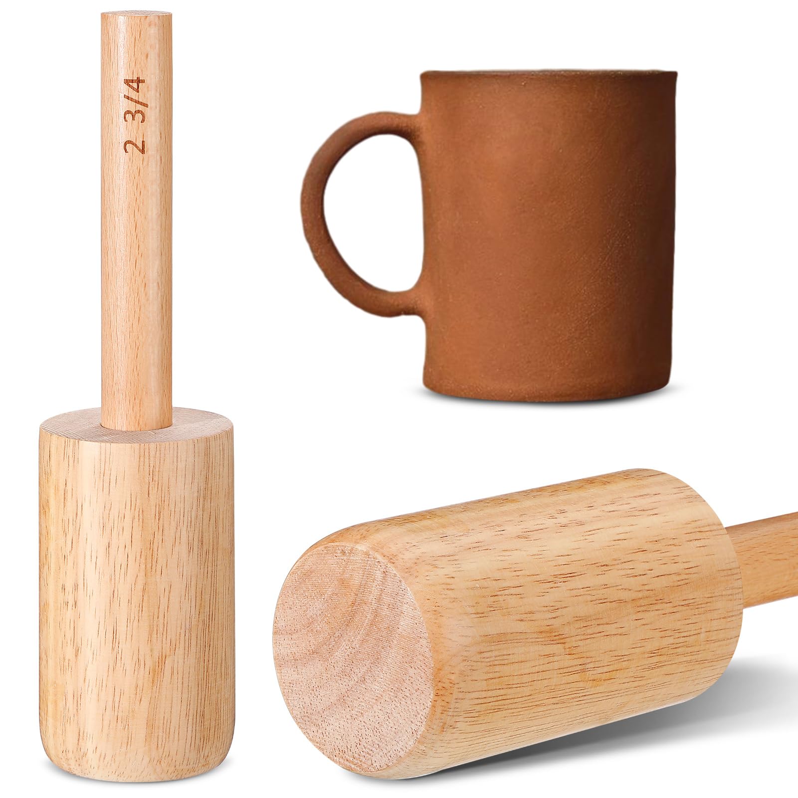 Amazon.com: Baderke Cup Pottery Molds, Create Pottery Mug Vases, Cup ...