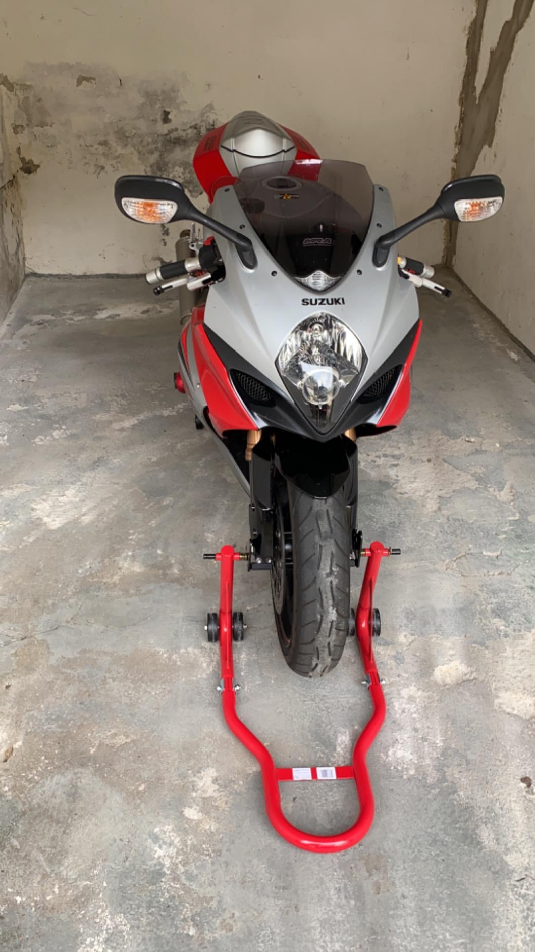 Wiltec Motorradständer vorne für 23-29 mm Reifen, 670 x 445 mm, als ...