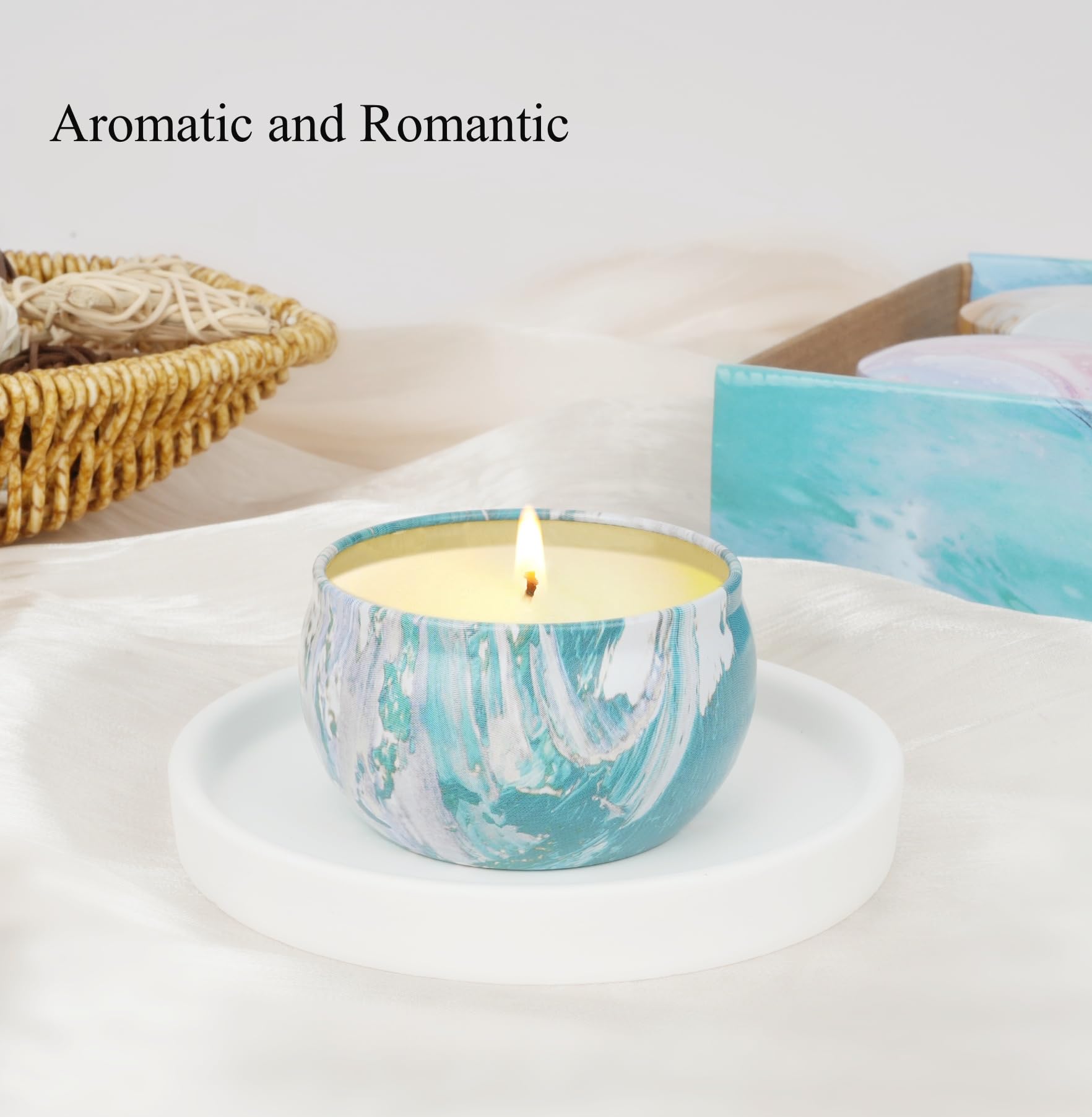 Candele Decorative Regalo Set 24 Candele Profumate Soia - Barattoli 70 ...