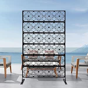Amazon.com : Modern Decorative Outdoor Privacy Screen Panels, Free ...