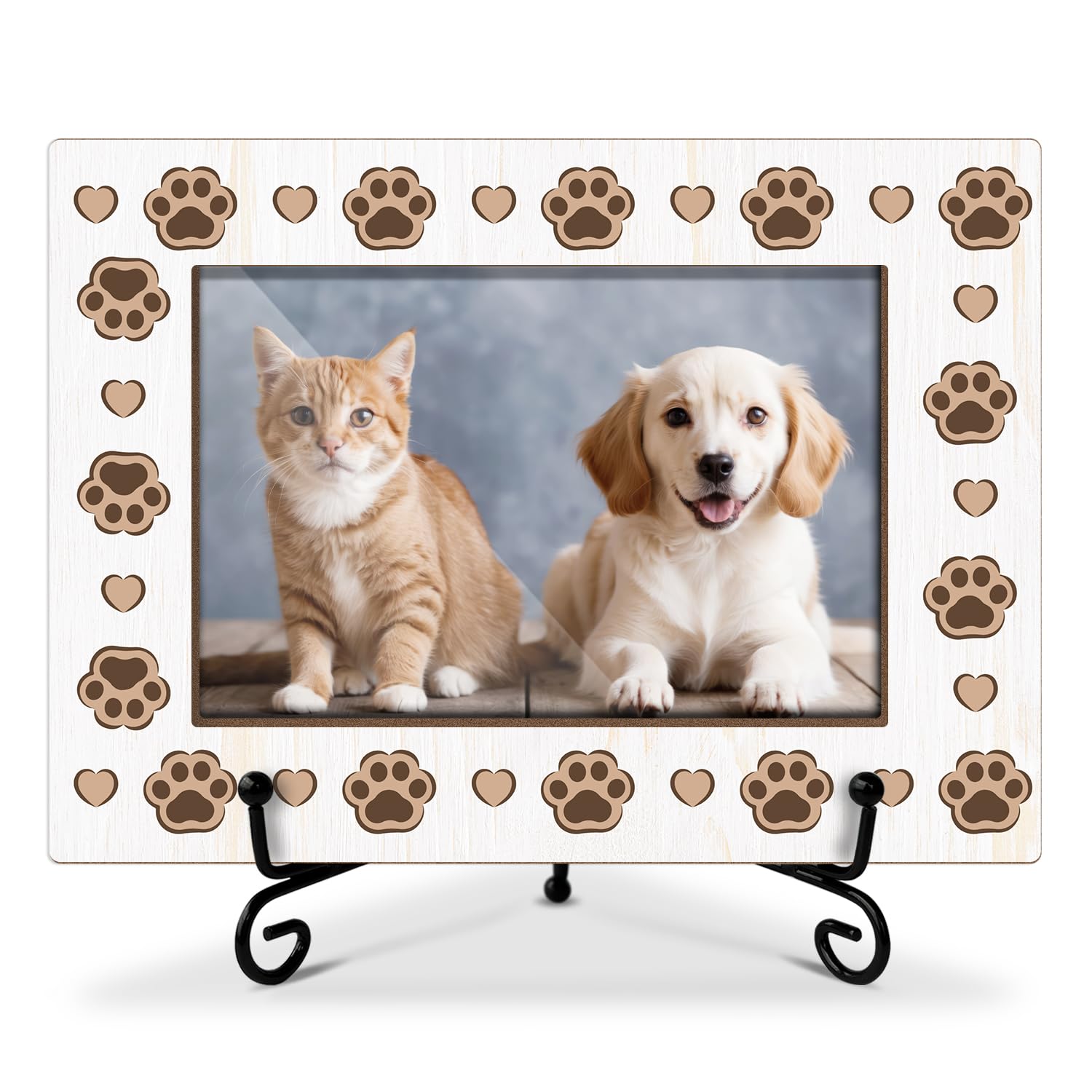 Amazon.com - oayGnay Pet Picture Frame Paw Print Photo Frame, Dog Lover ...