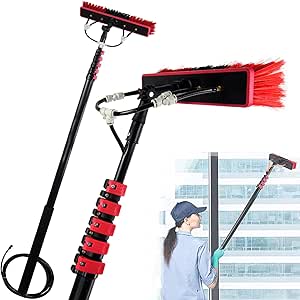 Amazon.com: Telescopic Rod Cleaning Brush,Scrub Brush with Telescopic ...