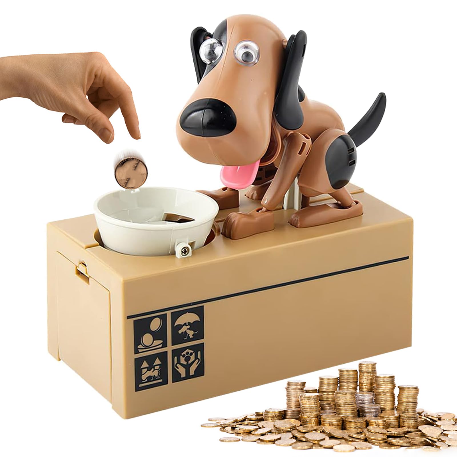 Hungry Dog Money Box for kids Large Dog Savings Bank money saving box ...