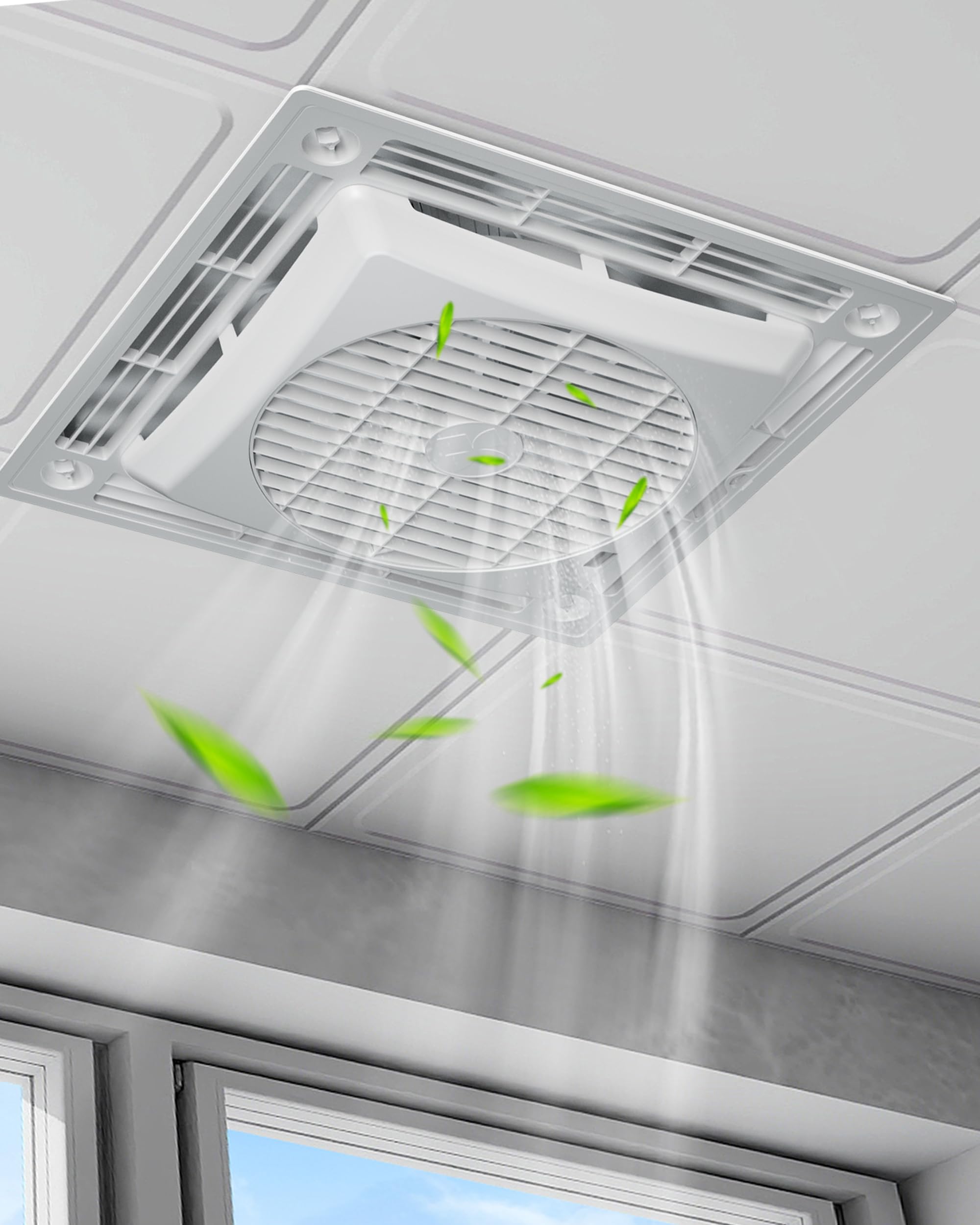 Drop Ceiling Mount Ventilation HVAC System Interchangeable Diffusers