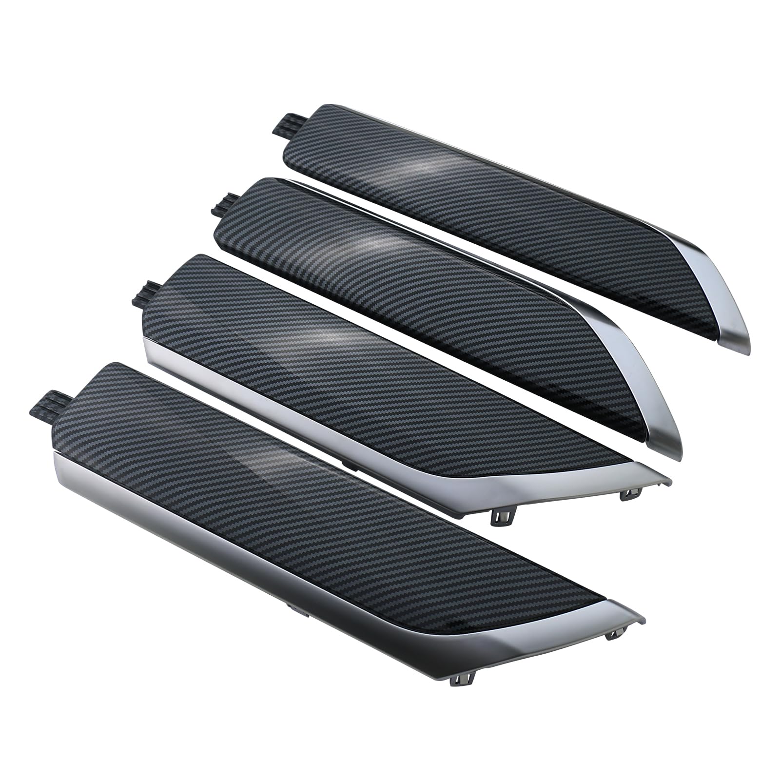 Amazon.com: Interior Door Panel Trim Molding Kit Carbon Fiber ...