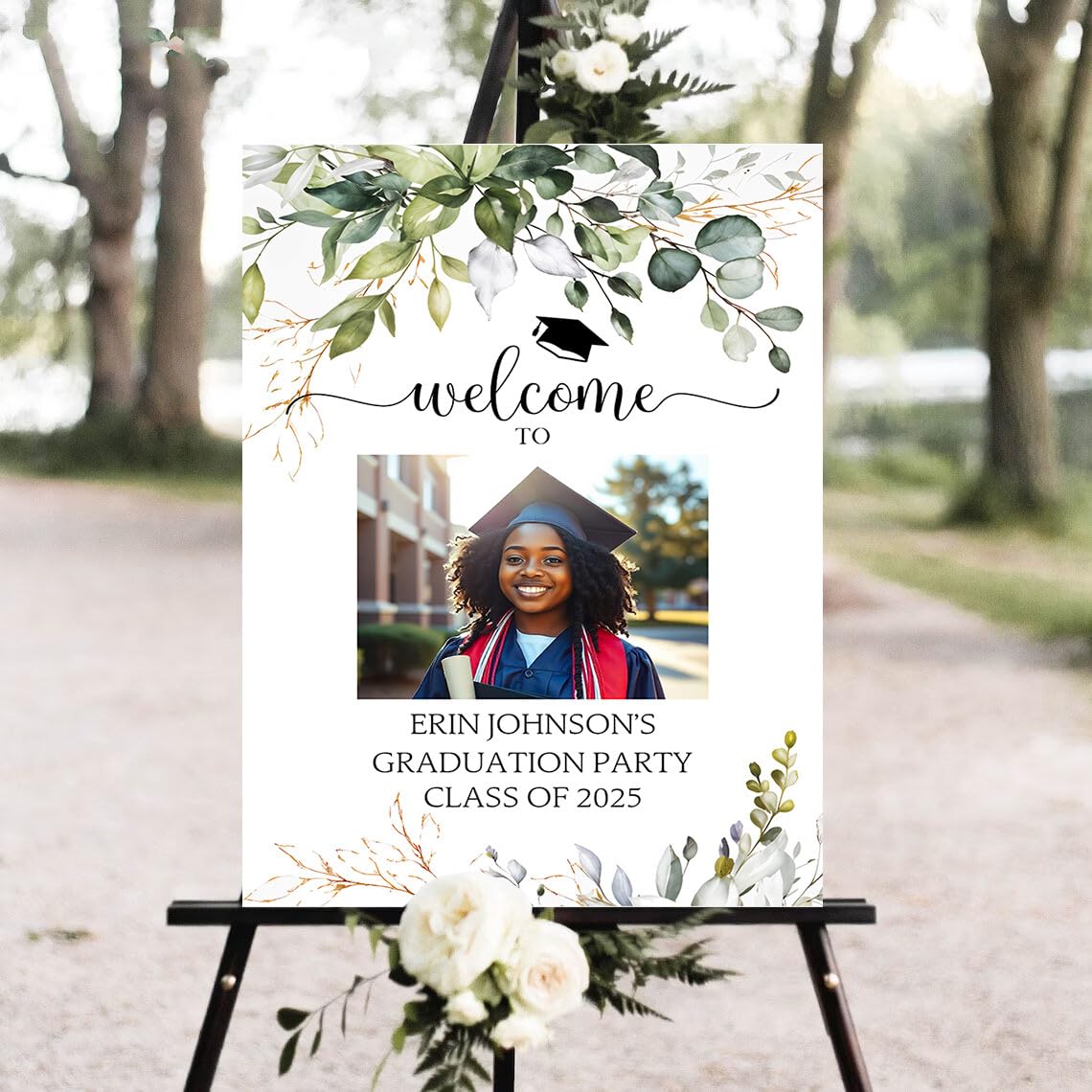 Amazon.com : Personalized Graduation Party Welcome Sign 2025 ...