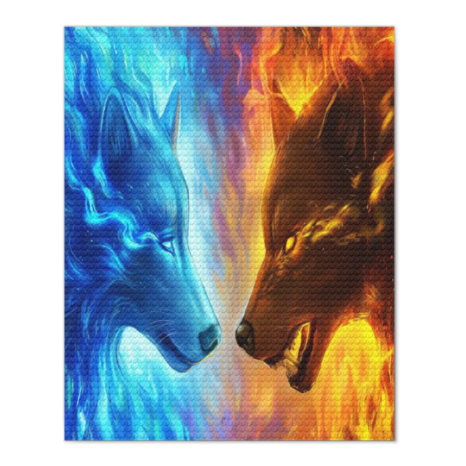Fire And Ice Wolves