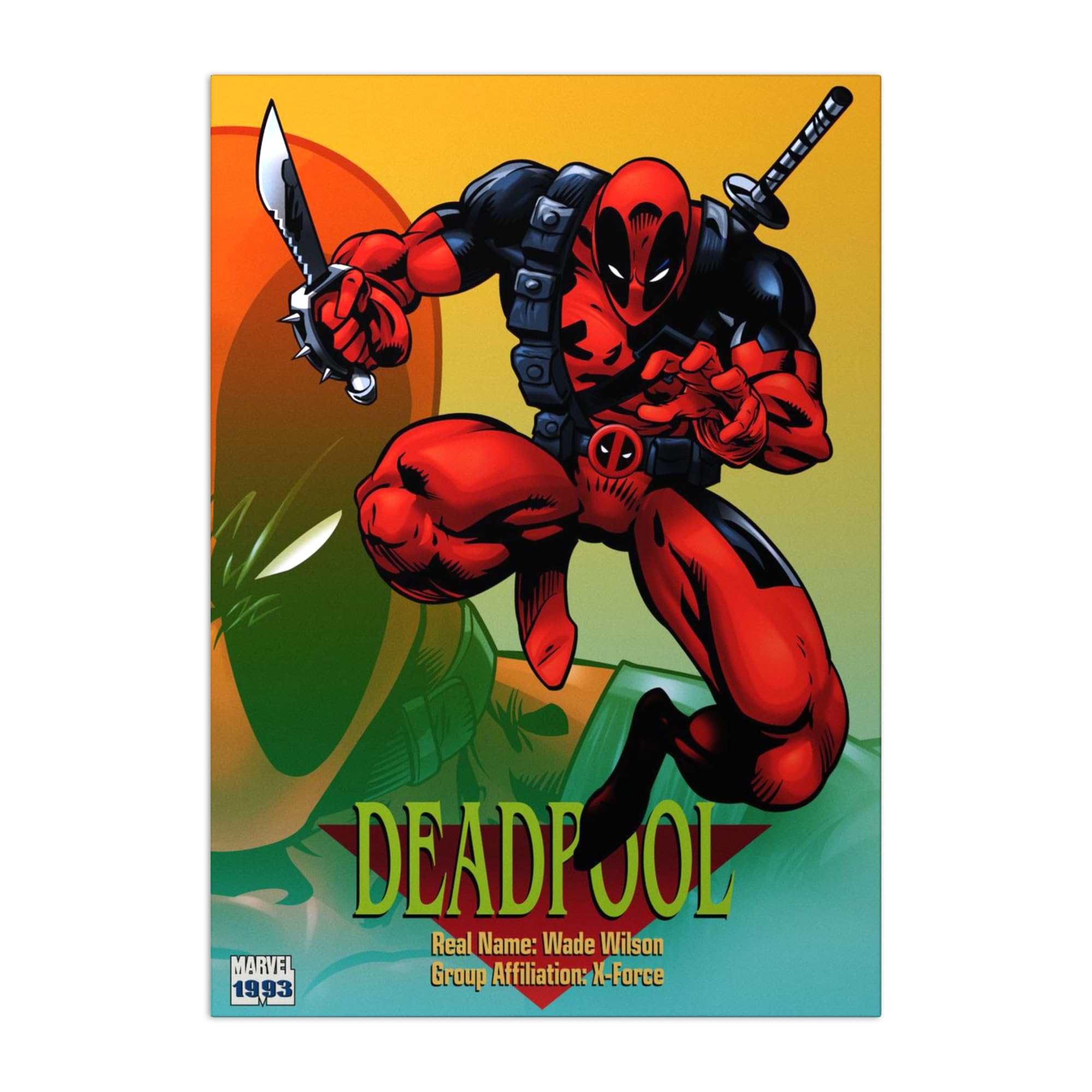 Minimalis Comics Deadpool Waten