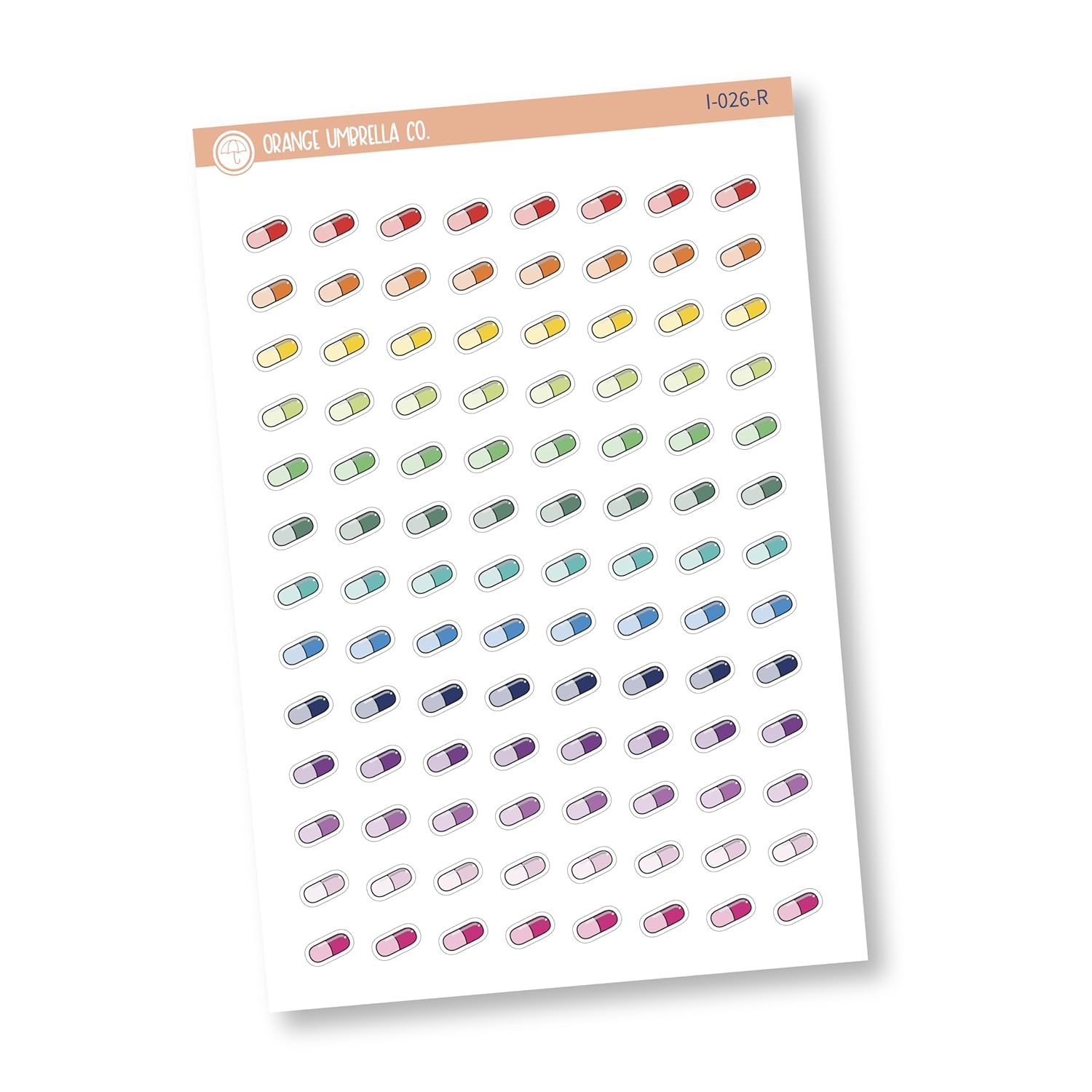 Amazon.com: Pill Icon Planner Stickers, Medicinal Care Stickers, Color ...
