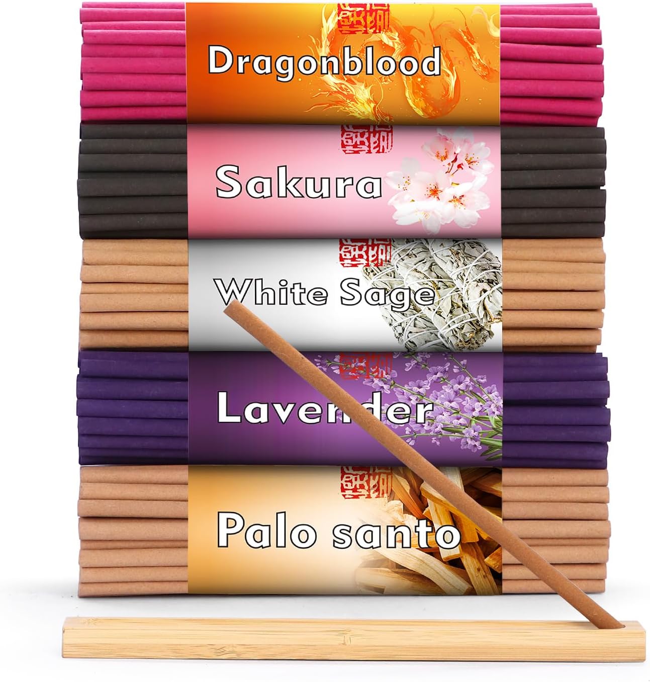 Amazon.com: Incense Sticks, 40pcs Handmade Incenses Natural Sakura ...