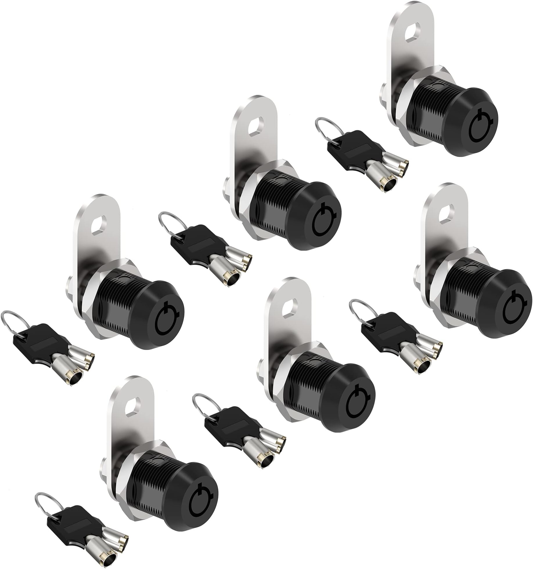 Marsui 10 Sets RV Storage Locks 5/8 Inch Tubular Cam RV Cabinet Lock ...