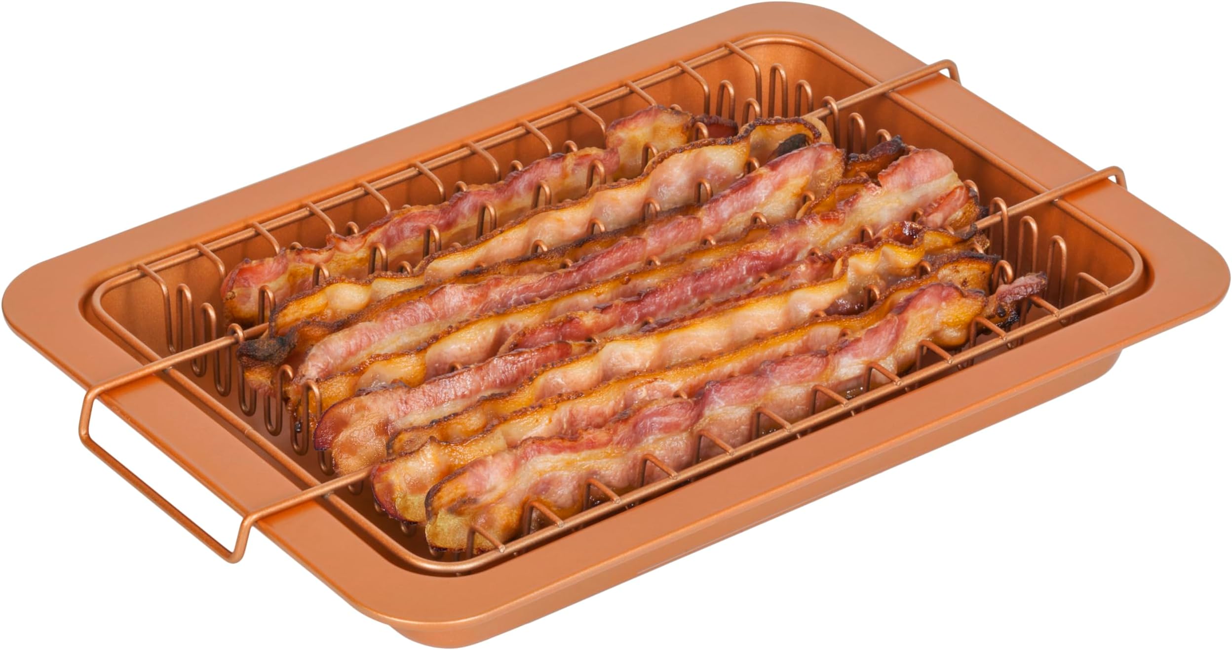 Bacon Bonanza by Gotham Steel Oven Healthier Bacon Drip Rack Tray with ...