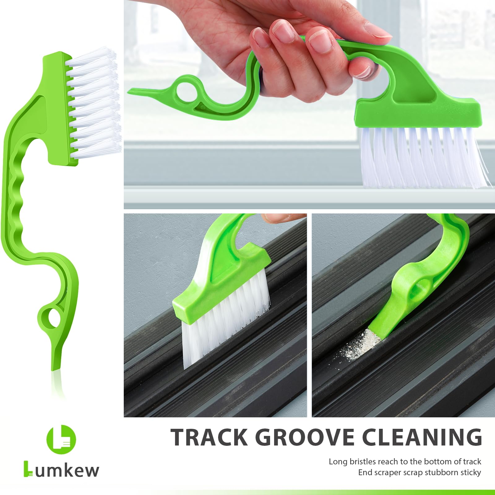 Snapklik.com : Small Cleaning Brush Small Spaces Set, Multiple Crevice ...