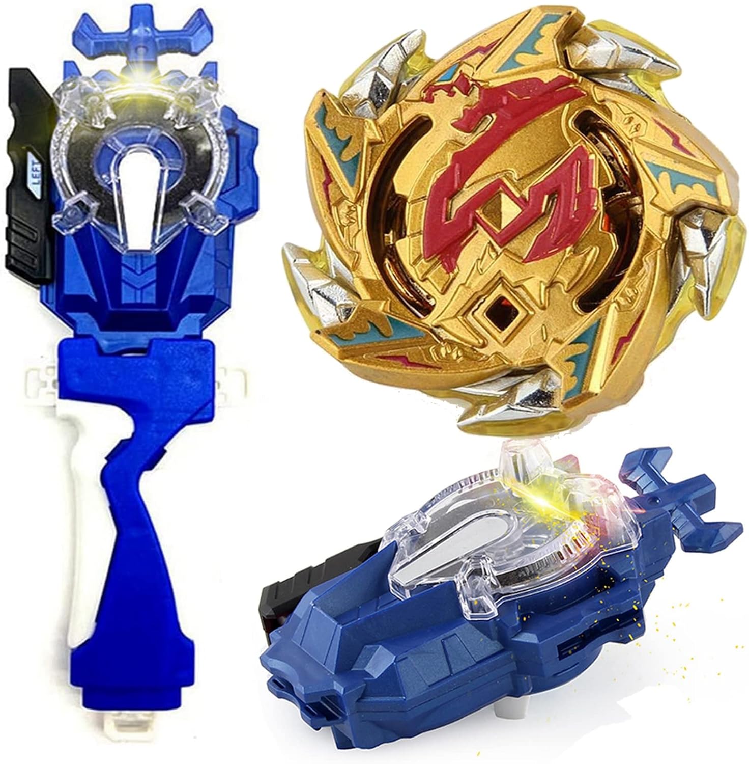 Bay Blades for 8-12 Sparking Launcher Set Gaming Top Toys Booster B-113 ...