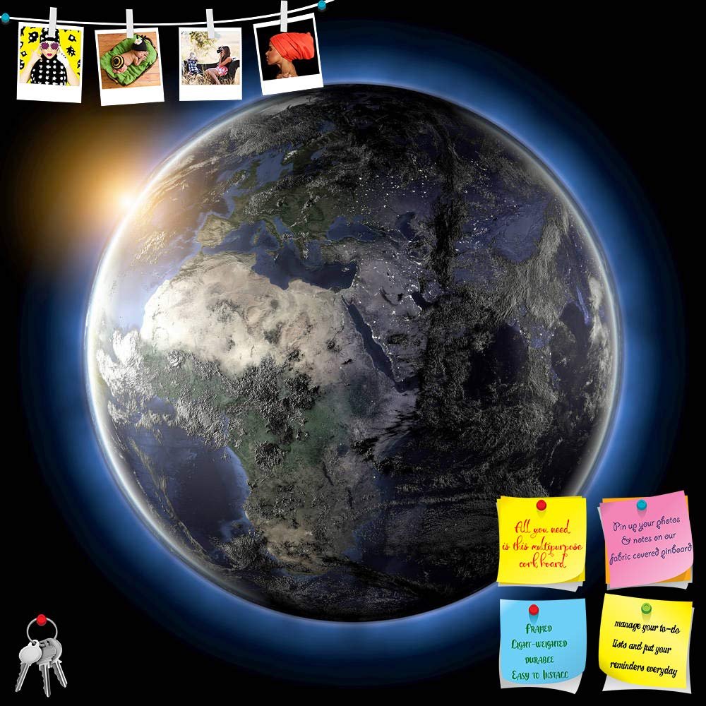 Artzfolio Globe Earth Map From Nasa Bulletin Board Notice Pin ...