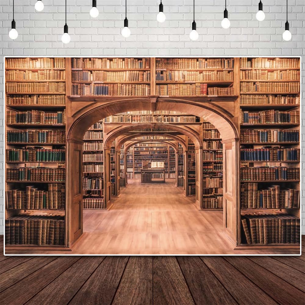 Old Library Zoom Background