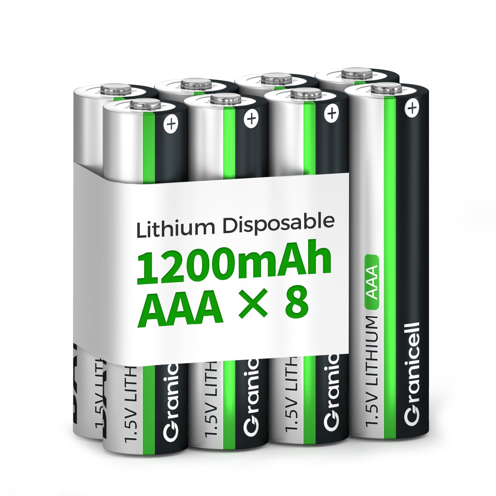 Face Paint NRT AAA Lithium Batteries 10-Pack - 1.5V 1200mAh Long ...