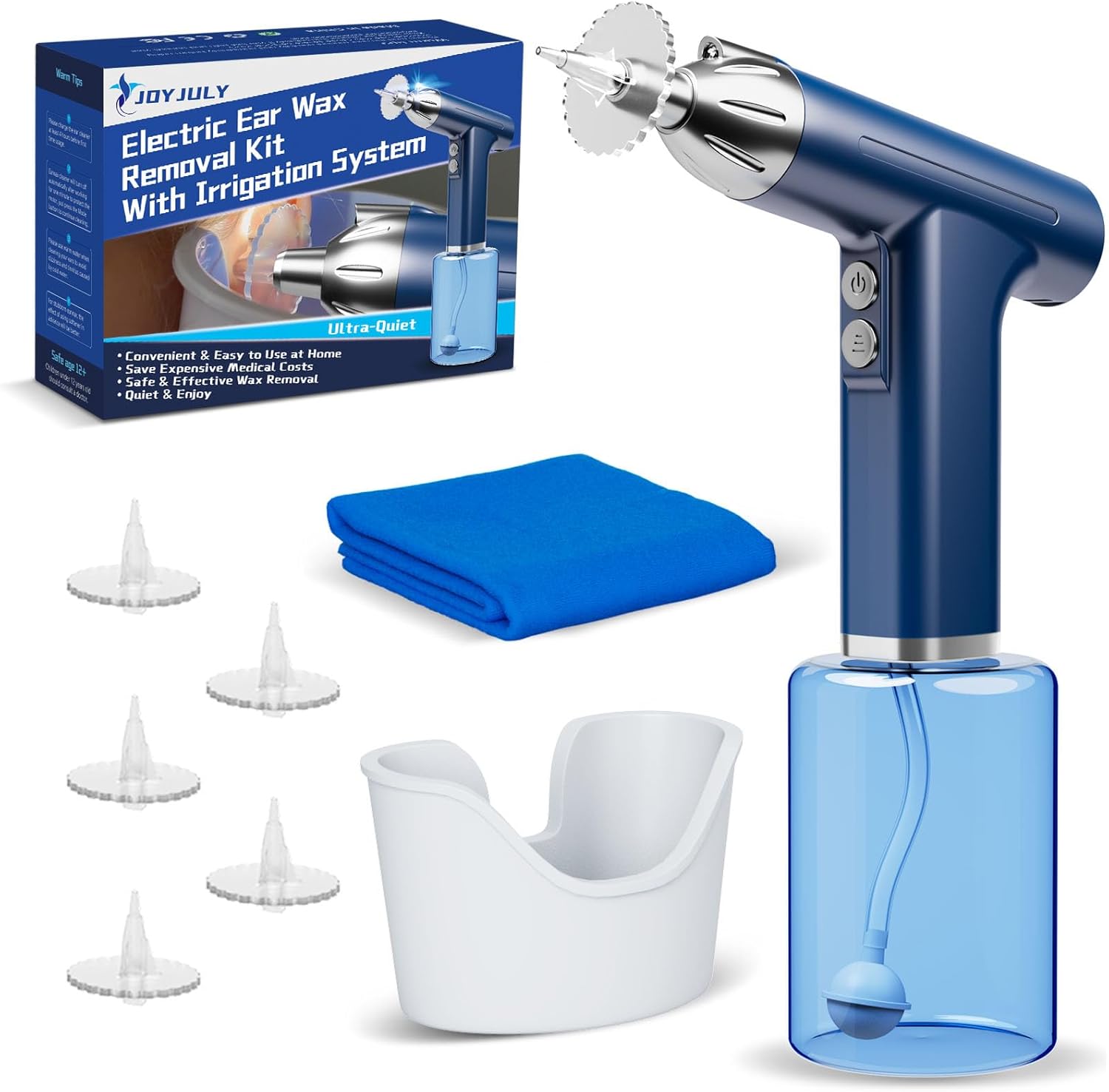 Amazon.com: JOYJULY Ear Cleaner Earwax Removal Kit, Ear Irrigation ...