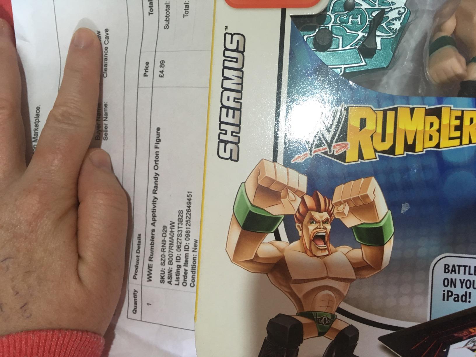 WWE Rumblers Apptivity Randy Orton Figure : Amazon.co.uk: Outlet