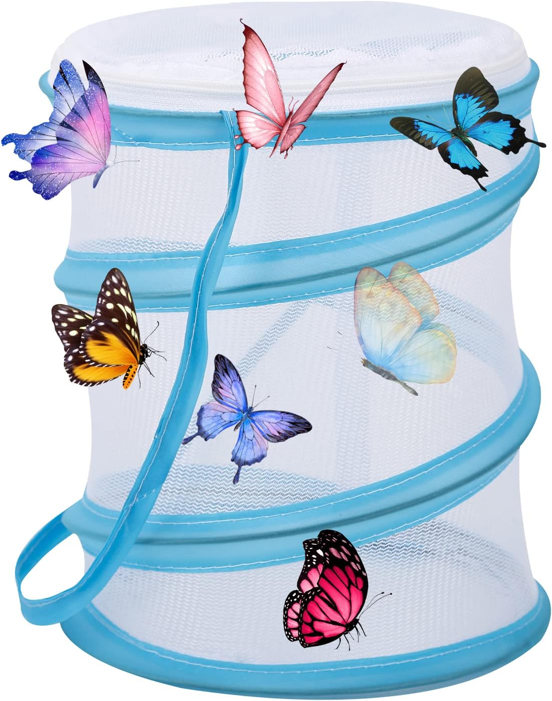 TSLBW Butterfly Habitat 14 * 15cm Collapsible Bug Catcher Net Insect ...