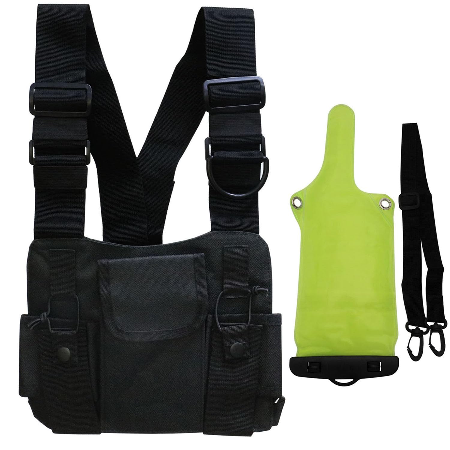 Amazon.com : Zkarabc Radio Shoulder Holster Chest Harness Holder Vest ...