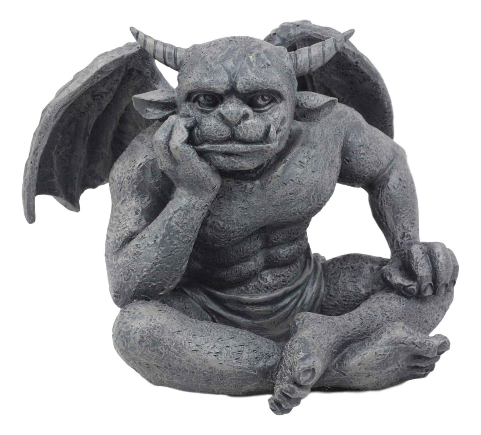 Buy Ebros Horned Gargoyle The Dreamer Figurine Sitting Statue 6.5 Inch ...