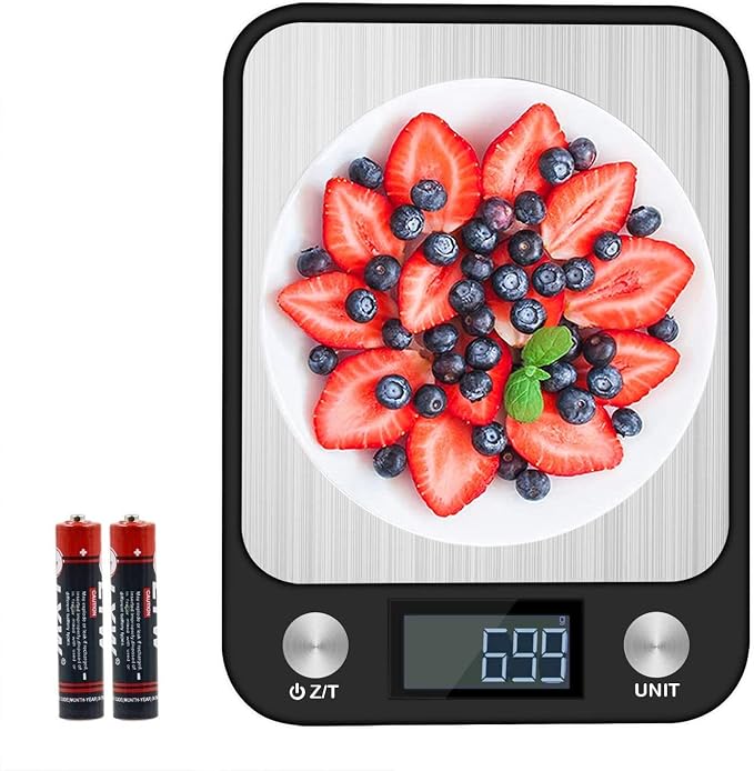 SKY-TOUCH Digital Kitchen Scale Multifunction Food Scale, Touch Button ...