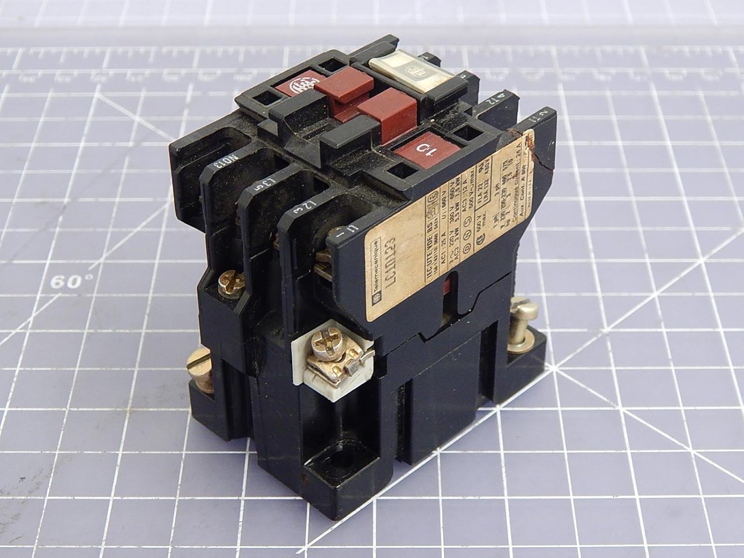Telemecanique Lc1-D123 Lc1D123 Lc1 D123 Contactor: Mechanical Component ...