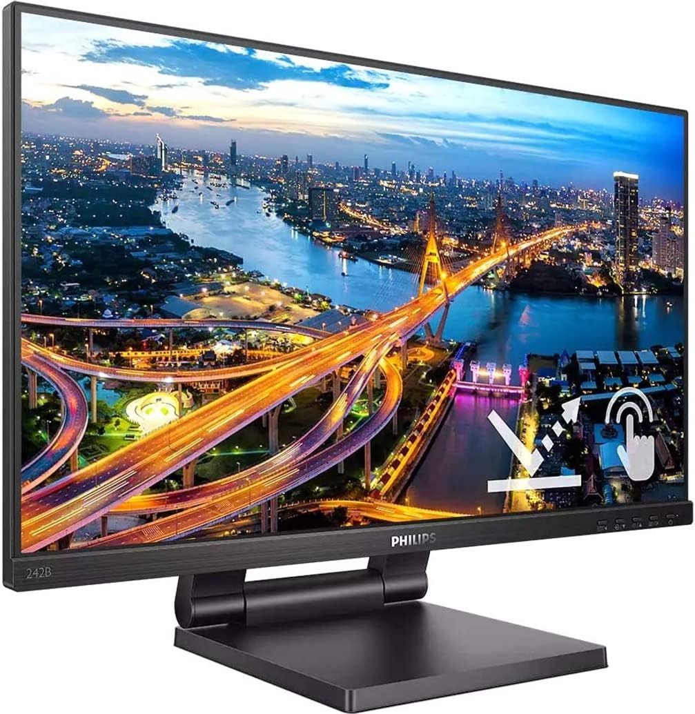 Amazon.com: Philips 242B1TC 23.8" LED Touchscreen Monitor - 16:9-4 ms ...
