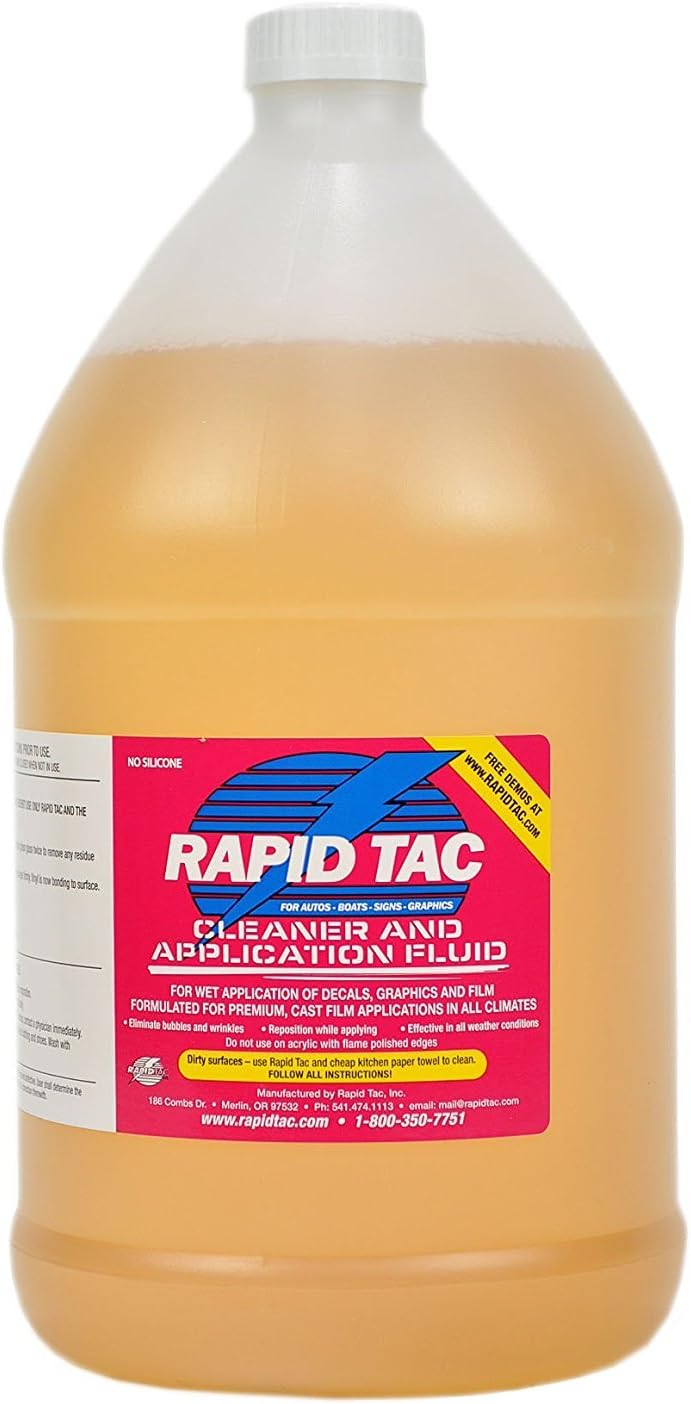 Amazon.com: RapidTac RT-11281-5 Application Fluid for Vinyl Wraps ...