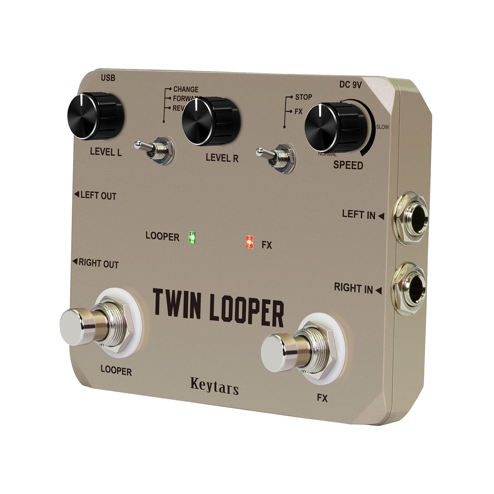 Snapklik.com : Keytars Twin Looper Electric Guitar Effect Pedal Loop ...