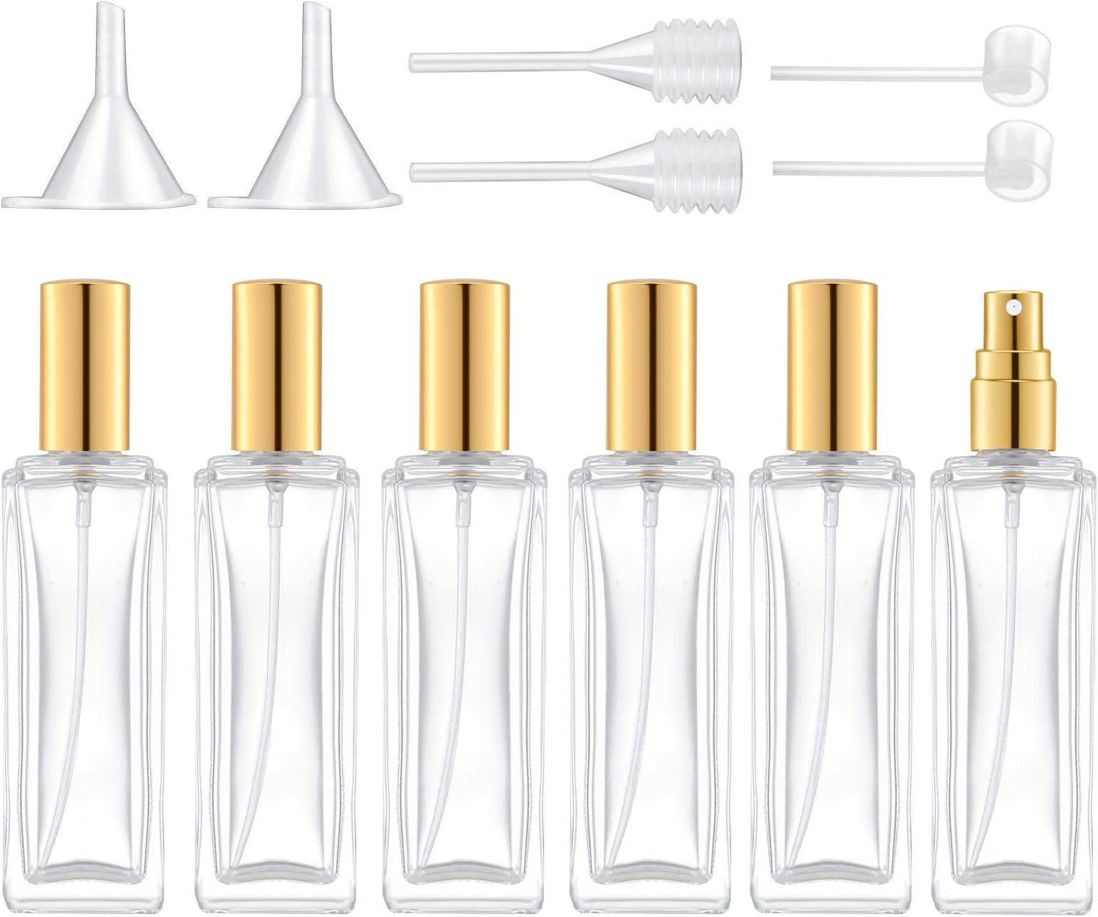 Amazon.com: Yinder 25 Pcs Travel Perfume Atomizer Sprayer Refillable Empty Perfume Bottle for ...