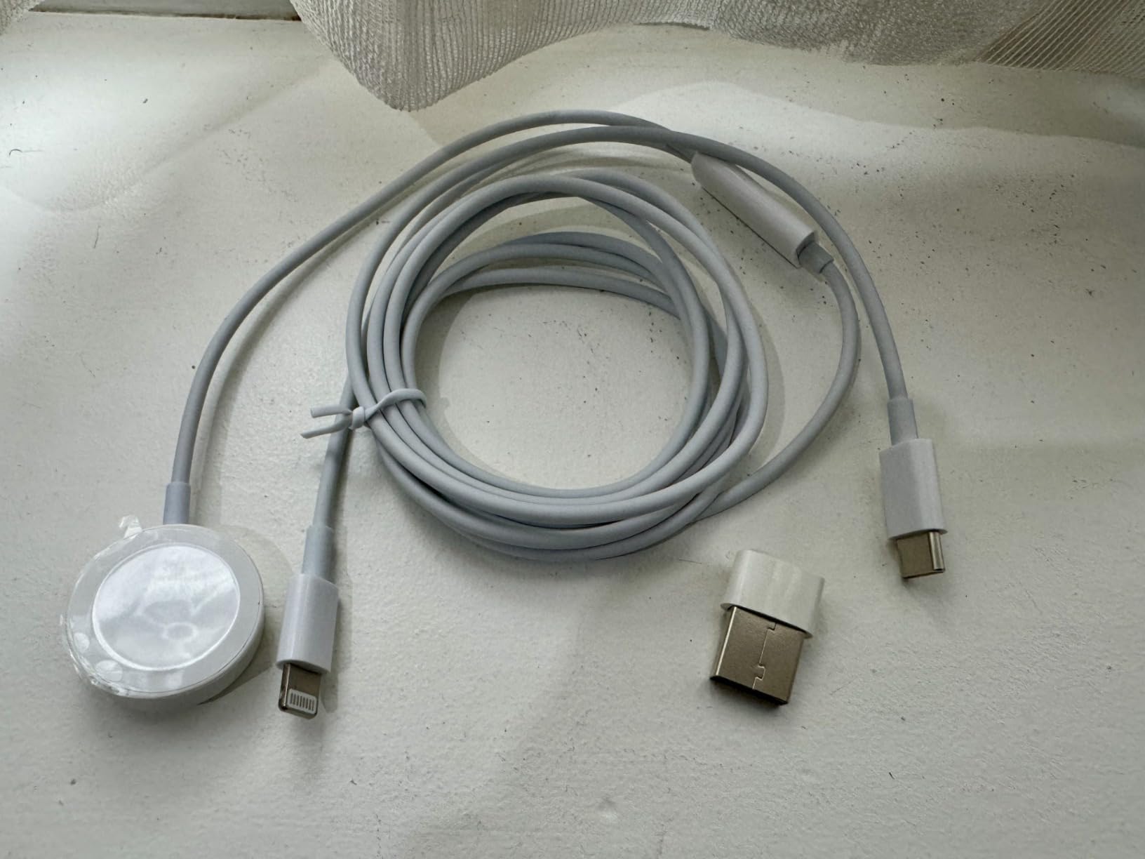 2 in 1 Cable for Apple Watch Charger Cable 2M, iWatch Charger Cable ...