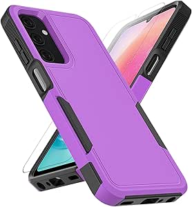 Amazon.com: MDCN for Galaxy A25 5G Case: Dual Layer Protective Heavy Duty Cell Phone Cover ...