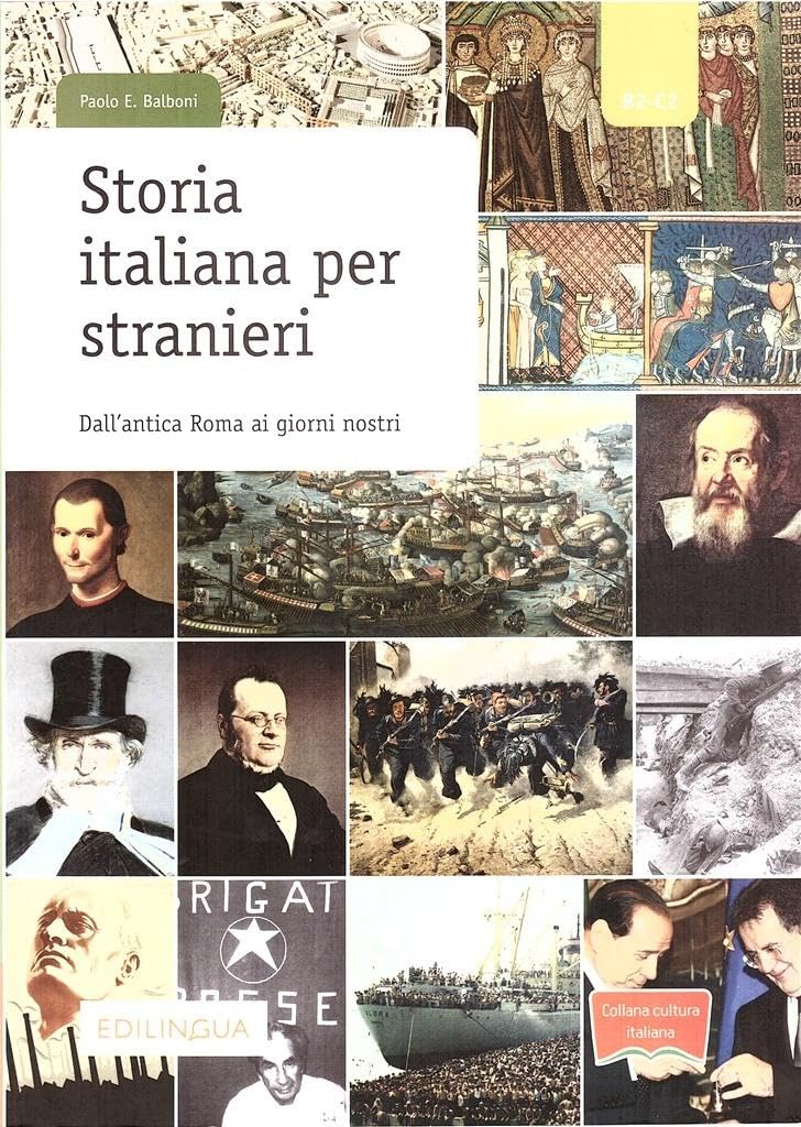 Amazon.com: Collana cultura italiana: Storia italiana per stranieri ...