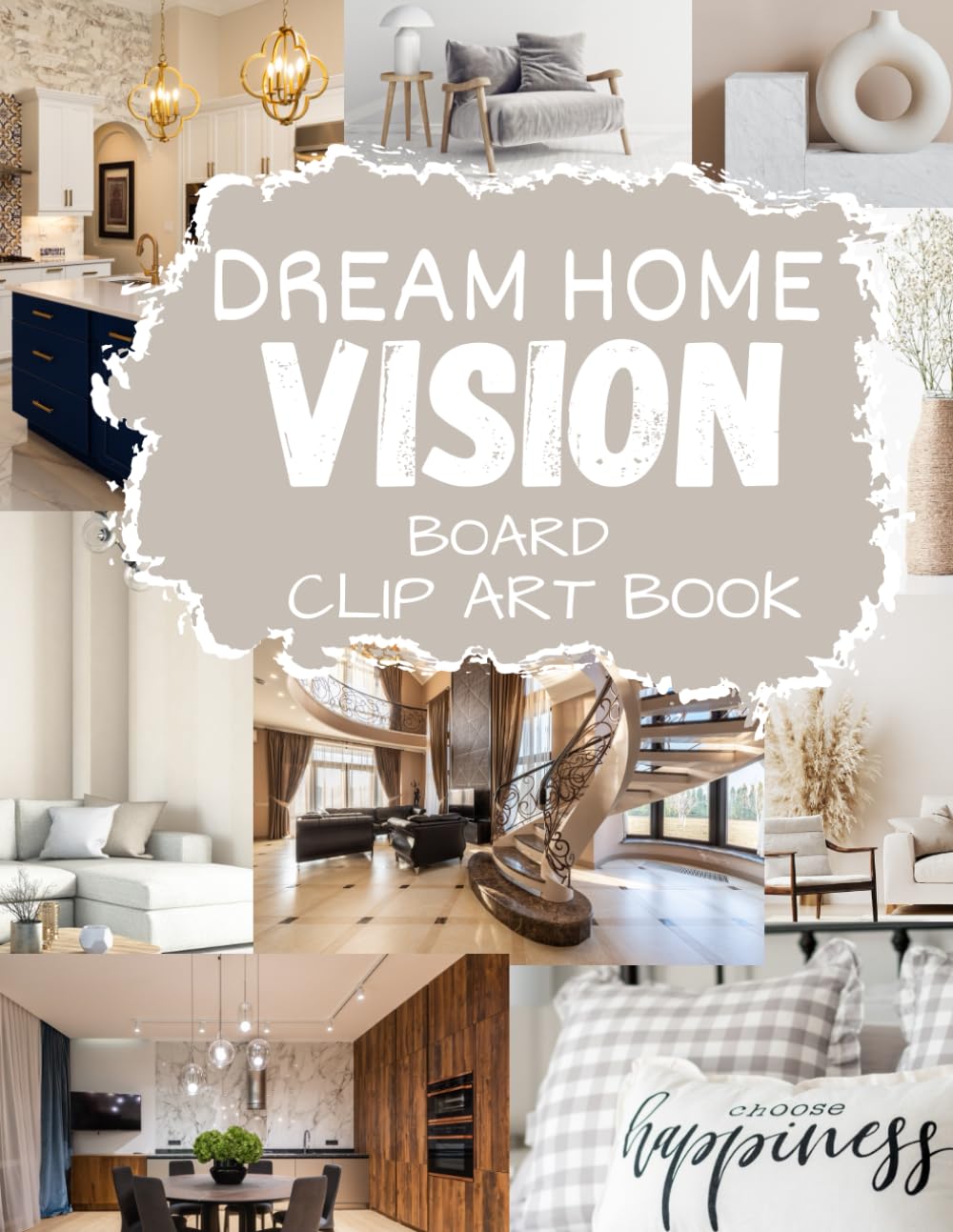 Dream Home Vision Board Clip Art Book Stylebook For Your | Desertcart GB