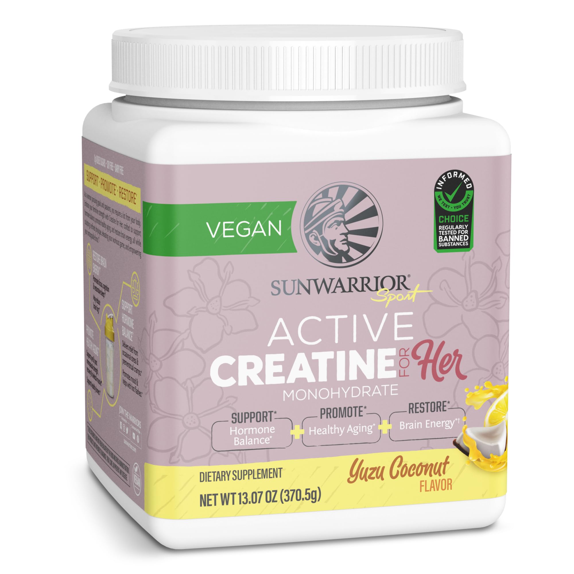 Amazon.com: Sunwarrior Creatine Monohydrate Powder for Women | Muscle Building Pre Workout Vegan ...
