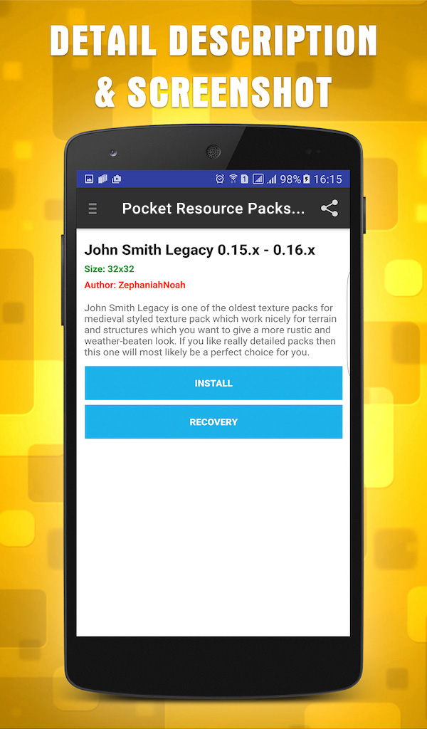 Pocket Resources Pack Installer - App on the Amazon Appstore