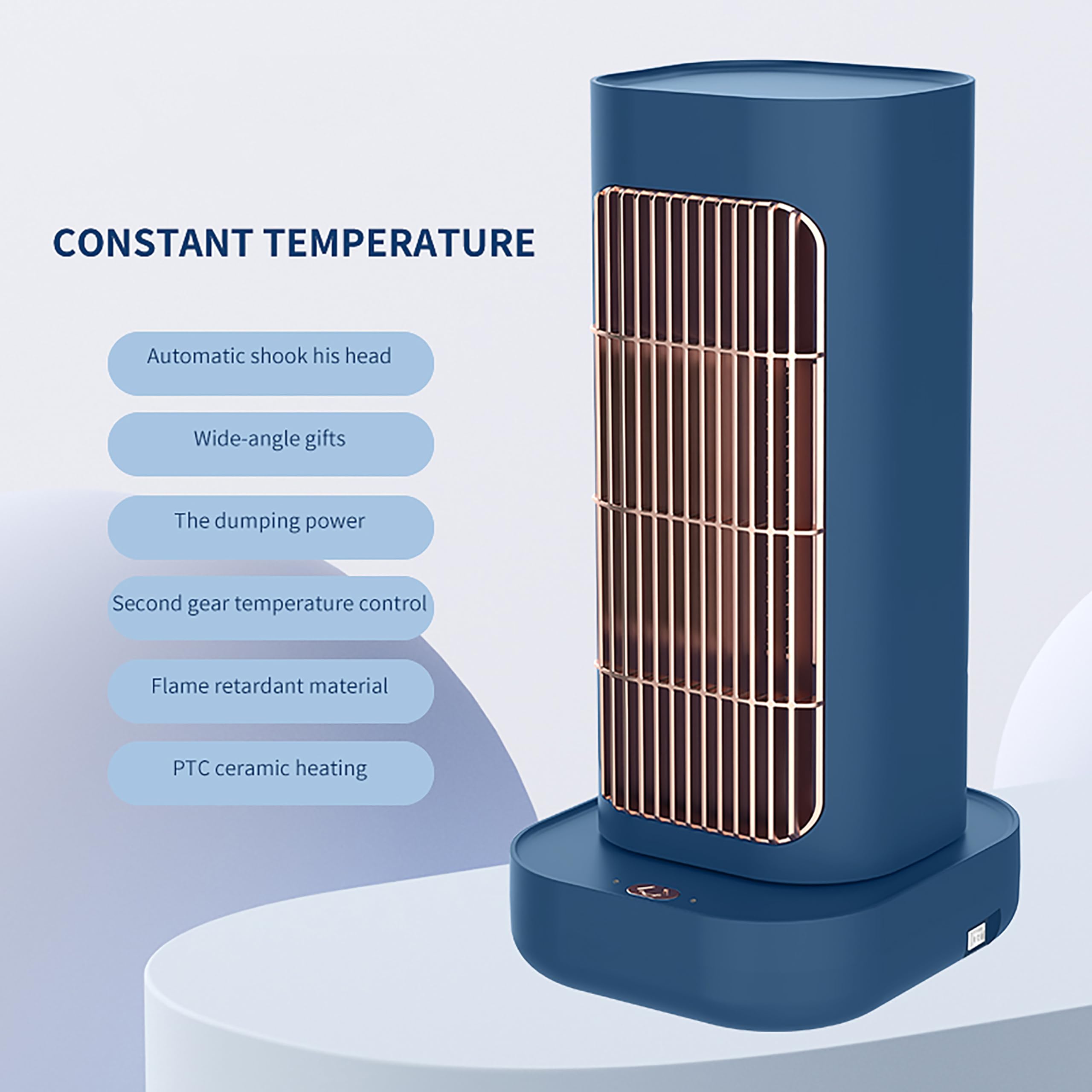 Snapklik.com : Space Heater, 1300w Portable Heater, 60 Oscillating ...
