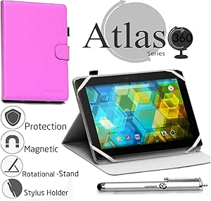 Amazon.com: Navitech Purple 360 Rotational Case Cover Compatible with ...