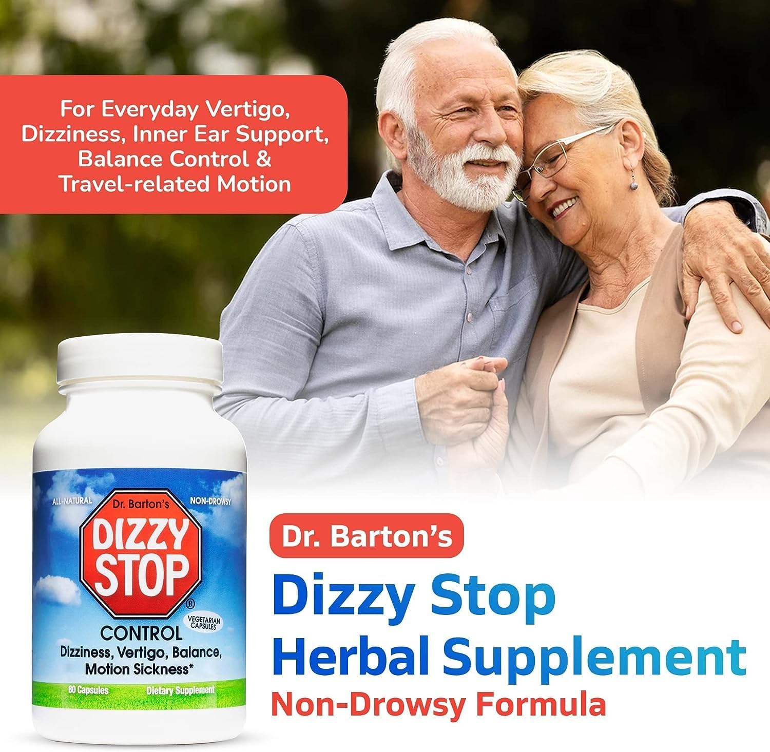 Dizzy Stop Dr. Barton’s All Natural Vertigo Comfort, suplemento de ...