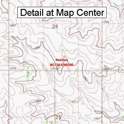 Amazon.com: USGS Topographic Quadrangle Map - Nashua, Iowa (Folded ...