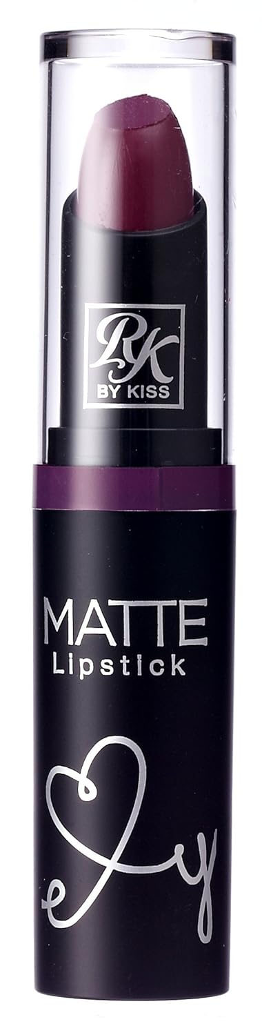 Amazon.com : Kiss Ruby Kisses Matte Lipstick Plum Wine (3ml) (3 Pack ...