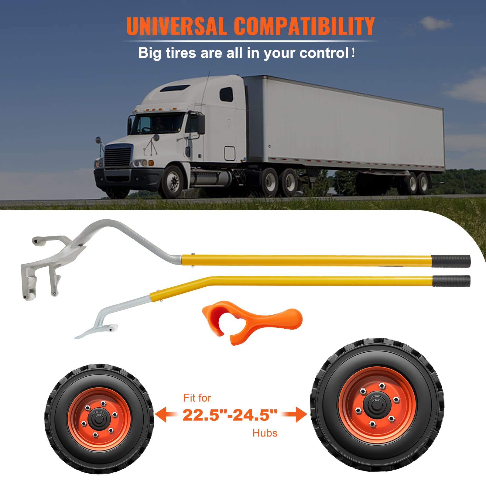 Snapklik.com : Mophorn Tire Mount Demount Tool 22.5 To 24.5 Tire ...