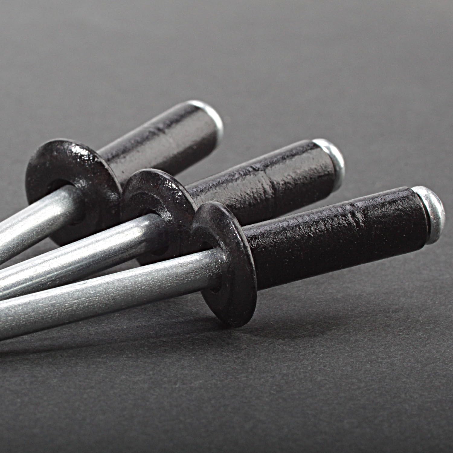 Snapklik.com : Linkup 350pcs Pack 1/8" X 5/32" Black Pop Blind Rivets ...