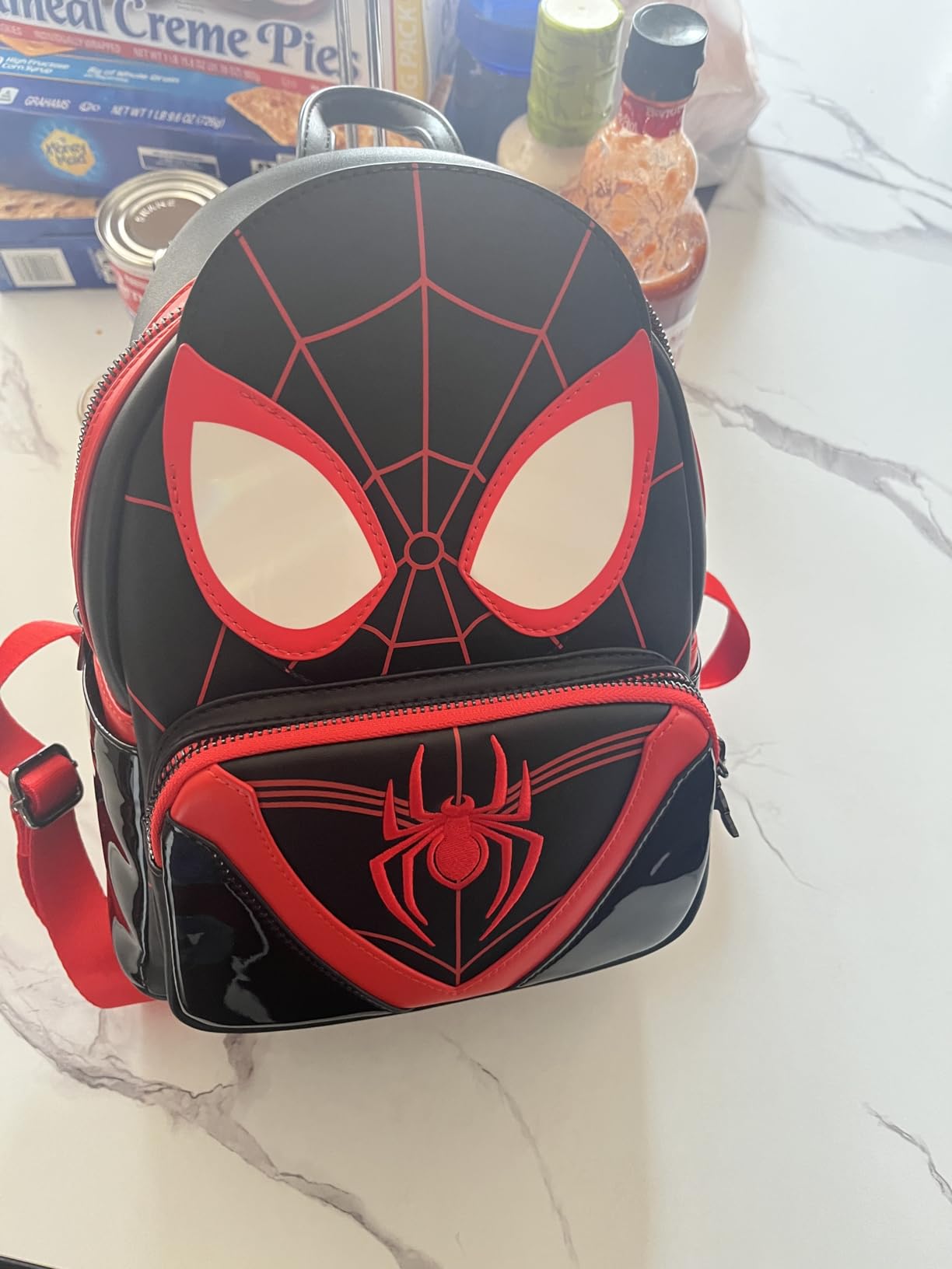 $11/mo - Finance Loungefly Marvel Miles Morales Cosplay Mini Backpack ...