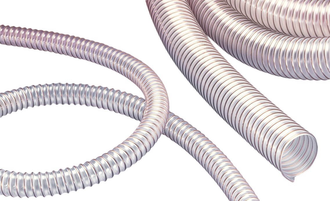 NORRES Lightweight Food-Grade Ducting Hose for Granulate and Gases 3 ID ...