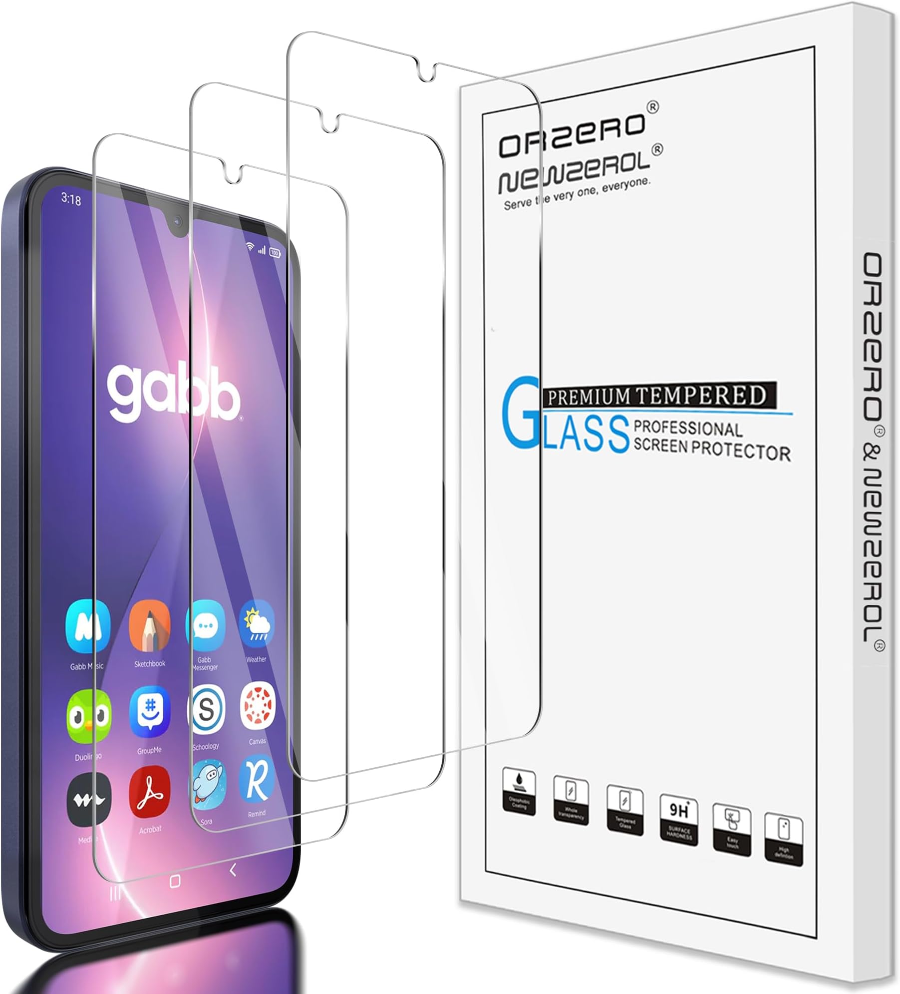 Amazon.com: Gabb Phone 4 Pro Ultra Thin Gorilla Glass Screen Protector ...