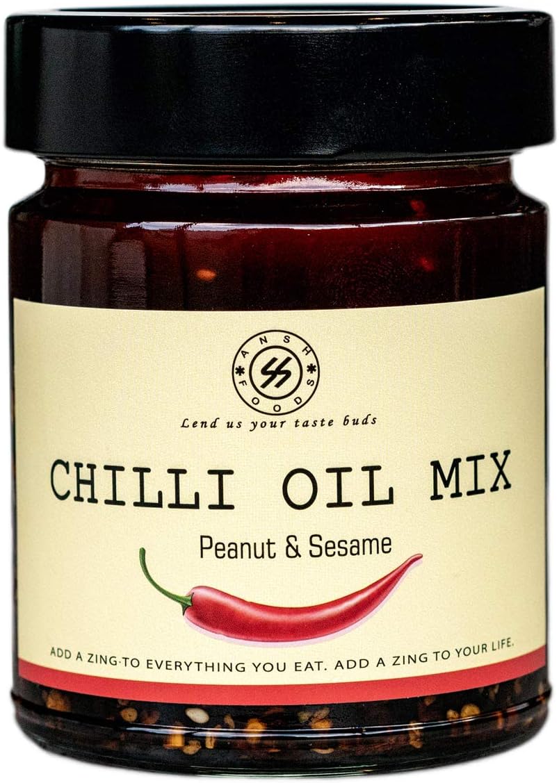 Ansh Foods Chilli Oil Peanut & Sesame, 250 g : Amazon.com.au: Pantry ...